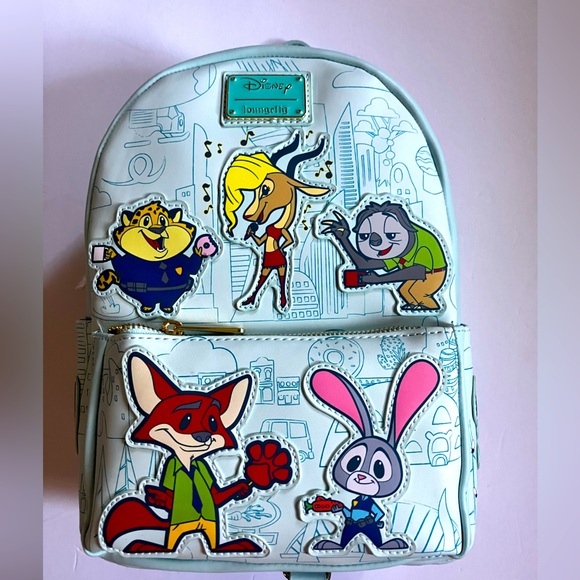 Loungefly | Bags | Zootopia Disney Loungefly Backpack New W Tags | Poshmark